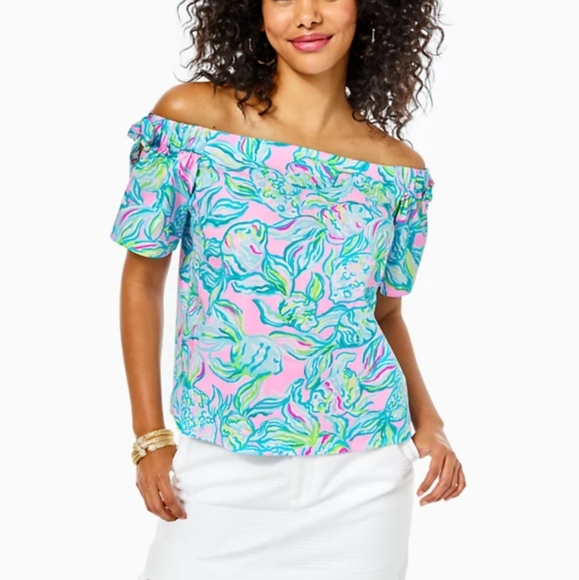 Lilly Pulitzer | Tops | Nwt Lilly Pulitzer Tamara Top L Xl | Poshmark